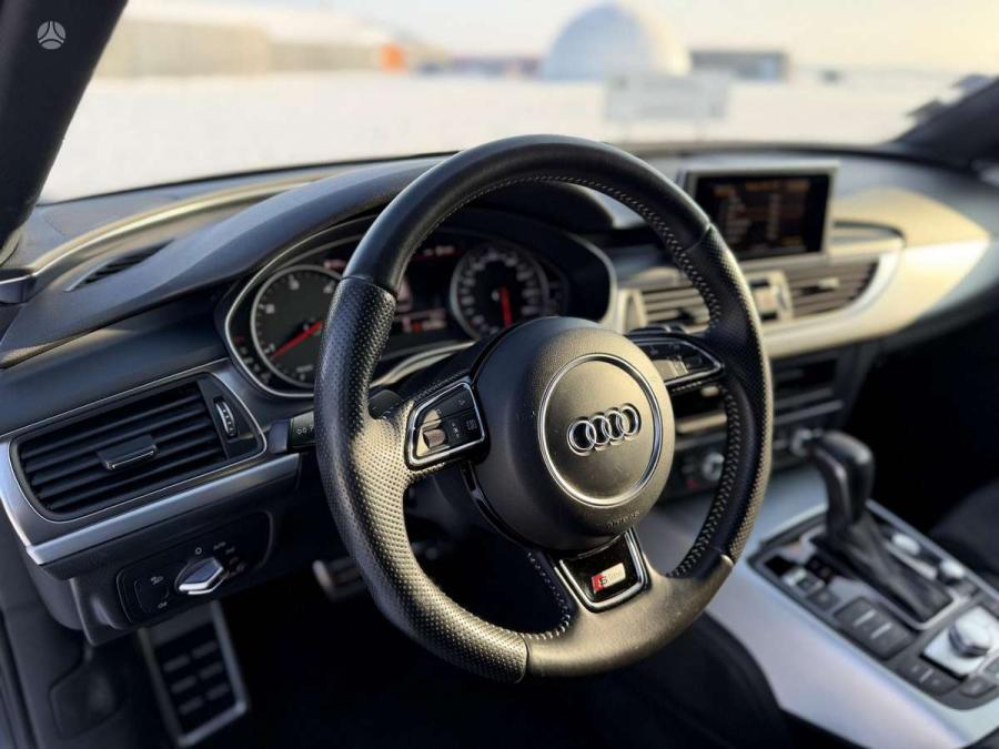 Black Audi A6 2016 in Vilnius, with an engine capacity of 1.97 L and mileage of 253 thousand km for 13150 €, photo 22 on AUTOMOTO.COM.LV