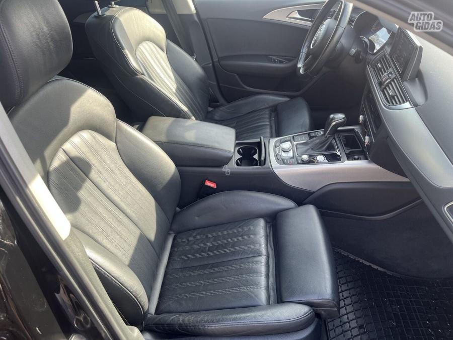 Black Audi A6 2016 in Visaginas, with an engine capacity of 2.00 L and mileage of 362 thousand km for 9200 €, photo 6 on AUTOMOTO.COM.LV