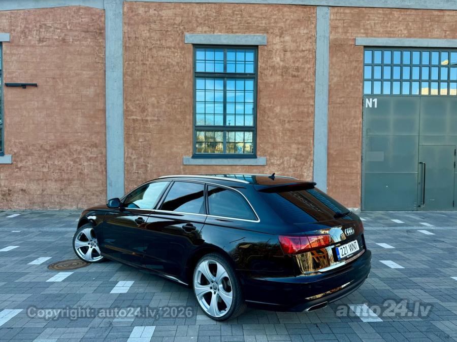 Black Audi A6 2016 in Tallinn, with an engine capacity of 3.00 L and mileage of 266 thousand km for 13499 €, photo 5 on AUTOMOTO.COM.LV