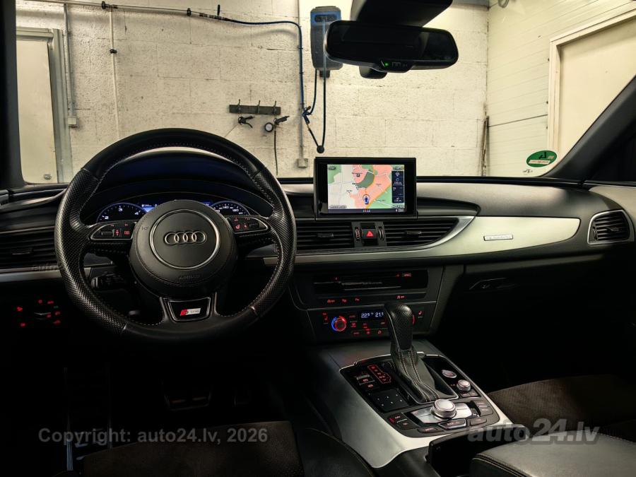 Black Audi A6 2016 in Viljandi, with an engine capacity of 2.00 L and mileage of 297 thousand km for 15990 €, photo 5 on AUTOMOTO.COM.LV