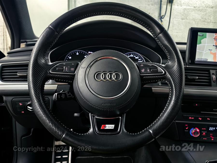 Black Audi A6 2016 in Viljandi, with an engine capacity of 2.00 L and mileage of 297 thousand km for 15990 €, photo 11 on AUTOMOTO.COM.LV
