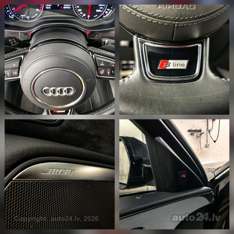 Black Audi A6 2016 in Viljandi, with an engine capacity of 2.00 L and mileage of 297 thousand km for 15990 €, photo 16 on AUTOMOTO.COM.LV