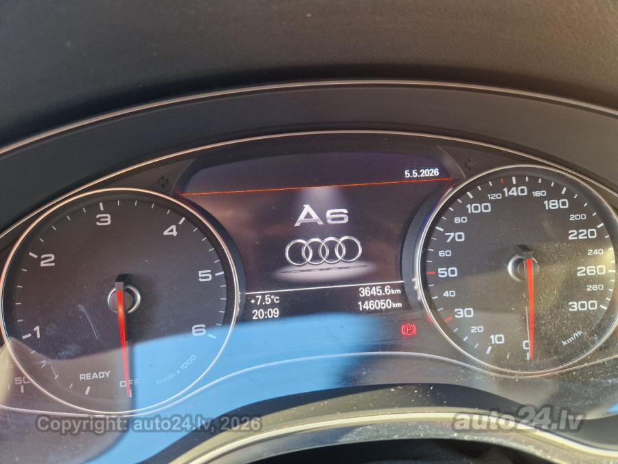 Black Audi A6 2016 in Tallinn, with an engine capacity of 2.00 L and mileage of 146 thousand km for 18900 €, photo 12 on AUTOMOTO.COM.LV