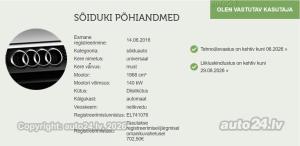 Black Audi A6 2016 in Tallinn, with an engine capacity of 2.00 L and mileage of 146 thousand km for 18900 €, photo 15 on AUTOMOTO.COM.LV