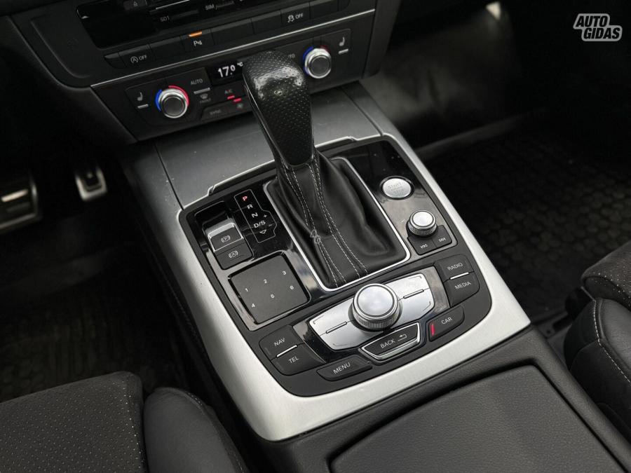 Black Audi A6 2016 in Vilnius, with an engine capacity of 3.00 L and mileage of 227 thousand km for 13900 €, photo 6 on AUTOMOTO.COM.LV