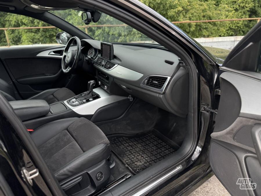 Black Audi A6 2016 in Vilnius, with an engine capacity of 3.00 L and mileage of 227 thousand km for 13900 €, photo 7 on AUTOMOTO.COM.LV