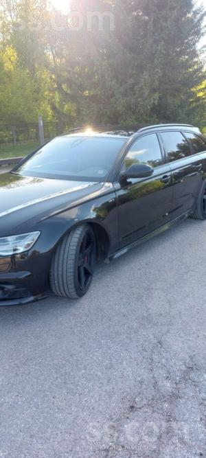 Melns Audi A6 2016 Rīga, ar dzinēja tilpumu 3.00 L un nobraukumu 365 tūkst. km par 16500 €, foto  vietnē AUTOMOTO.COM.LV