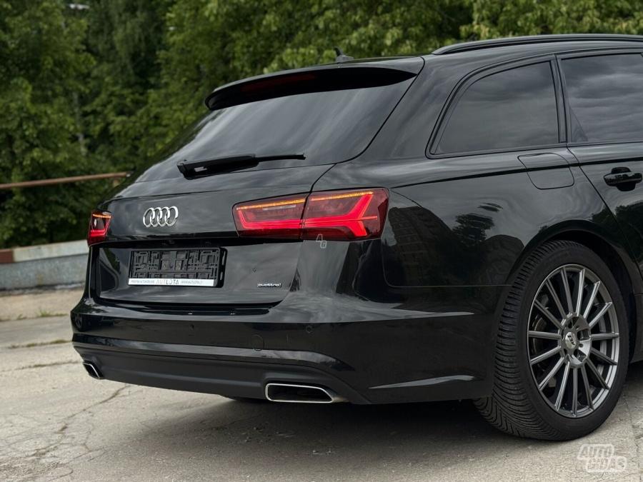 Black Audi A6 2016 in Vilnius, with an engine capacity of 3.00 L and mileage of 311 thousand km for 13900 €, photo 18 on AUTOMOTO.COM.LV