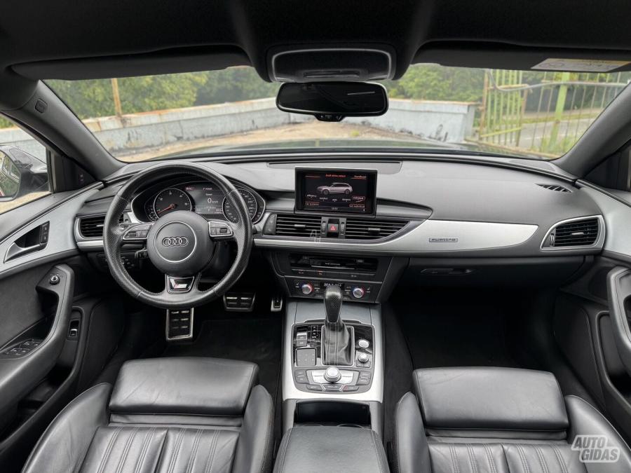 Black Audi A6 2016 in Vilnius, with an engine capacity of 3.00 L and mileage of 311 thousand km for 13900 €, photo 21 on AUTOMOTO.COM.LV
