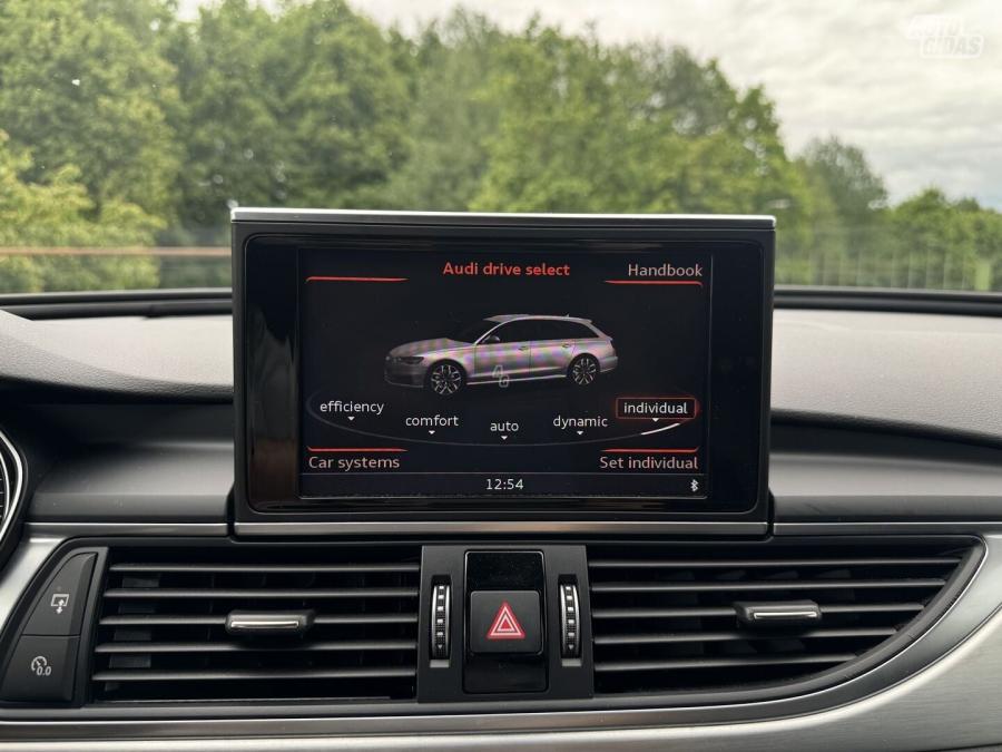 Black Audi A6 2016 in Vilnius, with an engine capacity of 3.00 L and mileage of 311 thousand km for 13900 €, photo 23 on AUTOMOTO.COM.LV