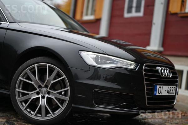 Black Audi A6 2016 in Jelgava, with an engine capacity of 2.00 L and mileage of 255 thousand km for 12000 €, photo 2 on AUTOMOTO.COM.LV