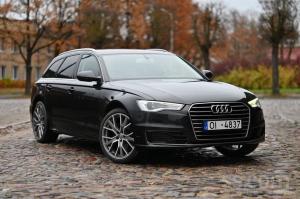 Black Audi A6 2016 in Jelgava, with an engine capacity of 2.00 L and mileage of 255 thousand km for 12000 €, photo 4 on AUTOMOTO.COM.LV
