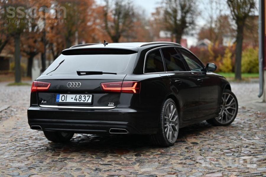 Black Audi A6 2016 in Jelgava, with an engine capacity of 2.00 L and mileage of 255 thousand km for 12000 €, photo 7 on AUTOMOTO.COM.LV