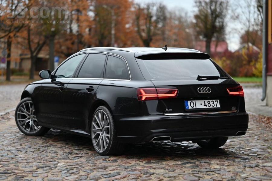 Black Audi A6 2016 in Jelgava, with an engine capacity of 2.00 L and mileage of 255 thousand km for 12000 €, photo 8 on AUTOMOTO.COM.LV