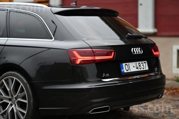 Black Audi A6 2016 in Jelgava, with an engine capacity of 2.00 L and mileage of 255 thousand km for 12000 €, photo 8 on AUTOMOTO.COM.LV