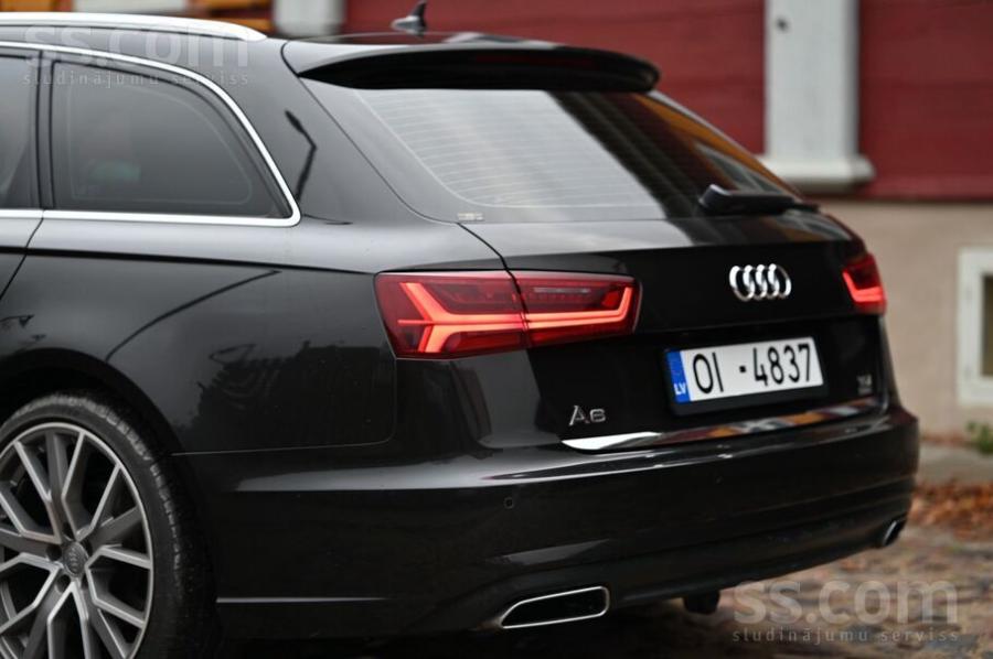 Black Audi A6 2016 in Jelgava, with an engine capacity of 2.00 L and mileage of 255 thousand km for 12000 €, photo 9 on AUTOMOTO.COM.LV