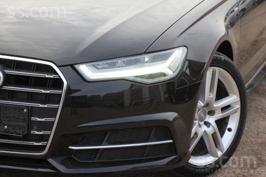 Black Audi A6 2016 in Tukums, with an engine capacity of 1.80 L and mileage of 214 thousand km for 14990 €, photo 13 on AUTOMOTO.COM.LV