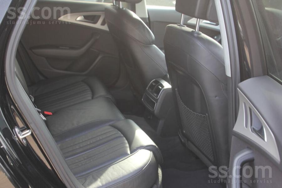 Black Audi A6 2016 in Tukums, with an engine capacity of 1.80 L and mileage of 214 thousand km for 14990 €, photo 16 on AUTOMOTO.COM.LV