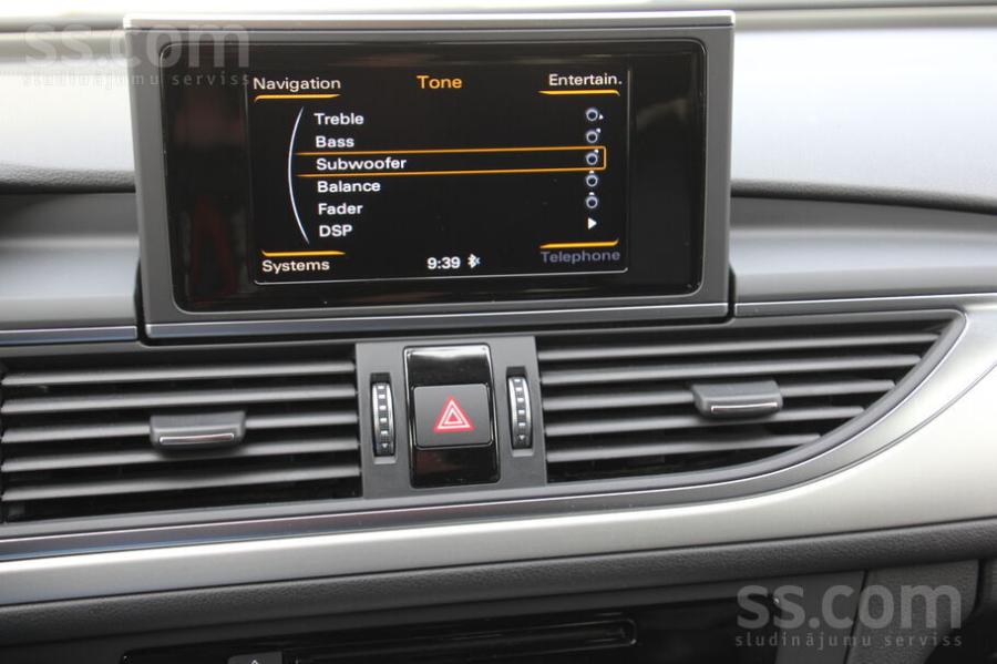 Black Audi A6 2016 in Tukums, with an engine capacity of 1.80 L and mileage of 214 thousand km for 14990 €, photo 23 on AUTOMOTO.COM.LV