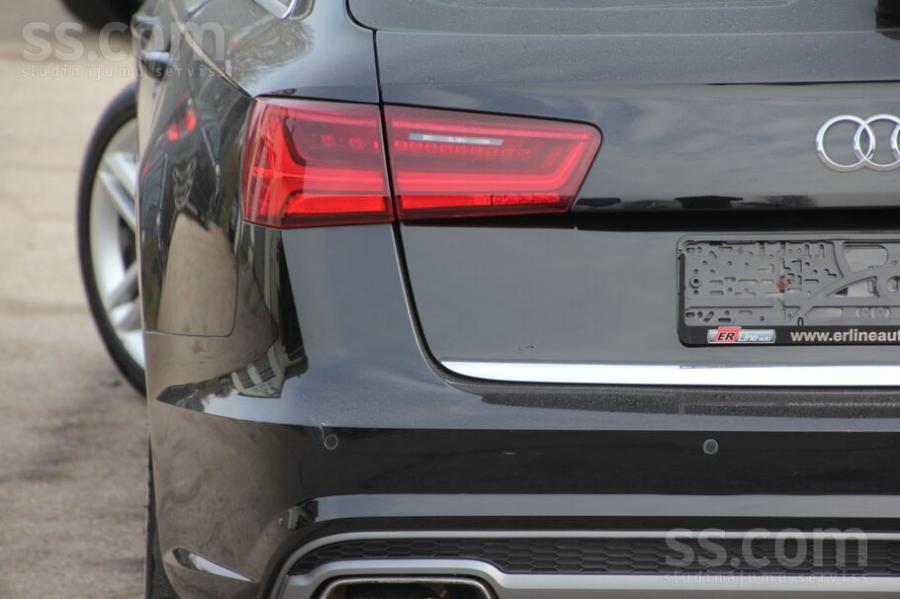 Black Audi A6 2016 in Tukums, with an engine capacity of 1.80 L and mileage of 214 thousand km for 14990 €, photo 29 on AUTOMOTO.COM.LV