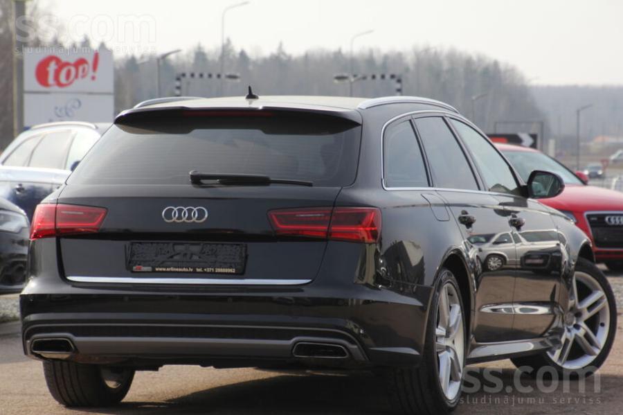 Black Audi A6 2016 in Tukums, with an engine capacity of 1.80 L and mileage of 214 thousand km for 14990 €, photo 33 on AUTOMOTO.COM.LV