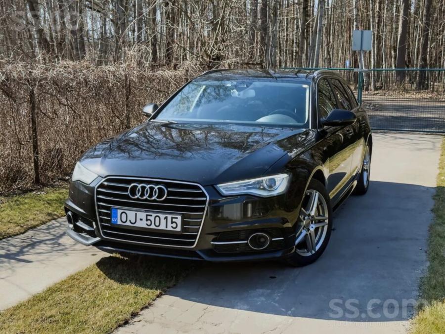 Black Audi A6 2016 in Riga, with an engine capacity of 3.00 L and mileage of 310 thousand km for 9895 €, photo 6 on AUTOMOTO.COM.LV