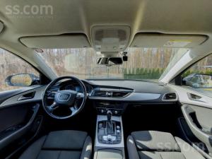 Black Audi A6 2016 in Riga, with an engine capacity of 3.00 L and mileage of 310 thousand km for 9895 €, photo 12 on AUTOMOTO.COM.LV