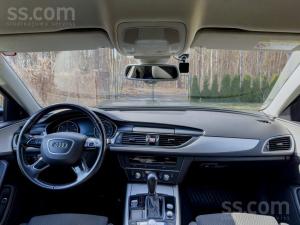 Black Audi A6 2016 in Riga, with an engine capacity of 3.00 L and mileage of 310 thousand km for 9895 €, photo 13 on AUTOMOTO.COM.LV