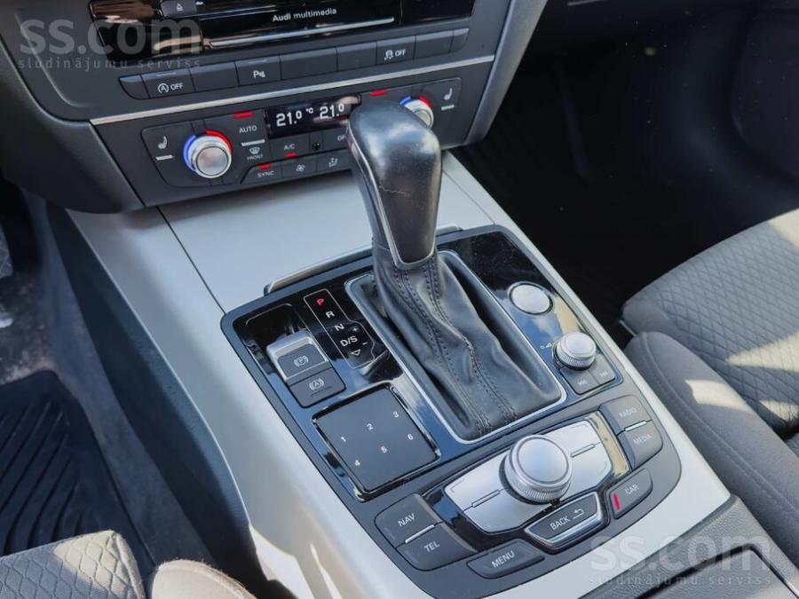 Black Audi A6 2016 in Riga, with an engine capacity of 3.00 L and mileage of 310 thousand km for 9895 €, photo 19 on AUTOMOTO.COM.LV
