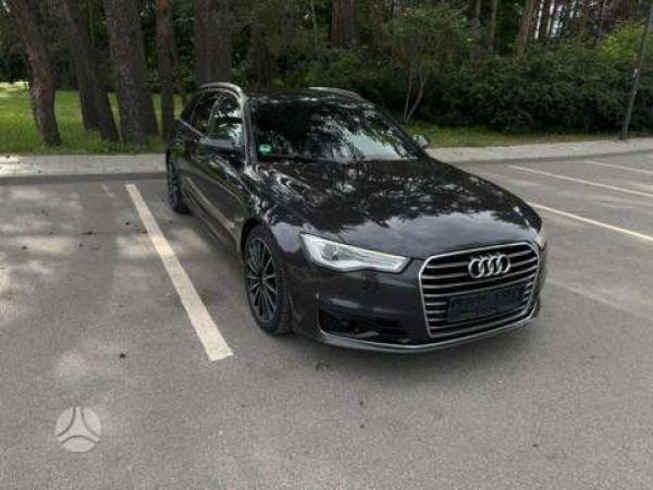 Black Audi A6 2016 in Kaunas, with an engine capacity of 2.97 L and mileage of 312 thousand km for 10500 €, photo 1 on AUTOMOTO.COM.LV