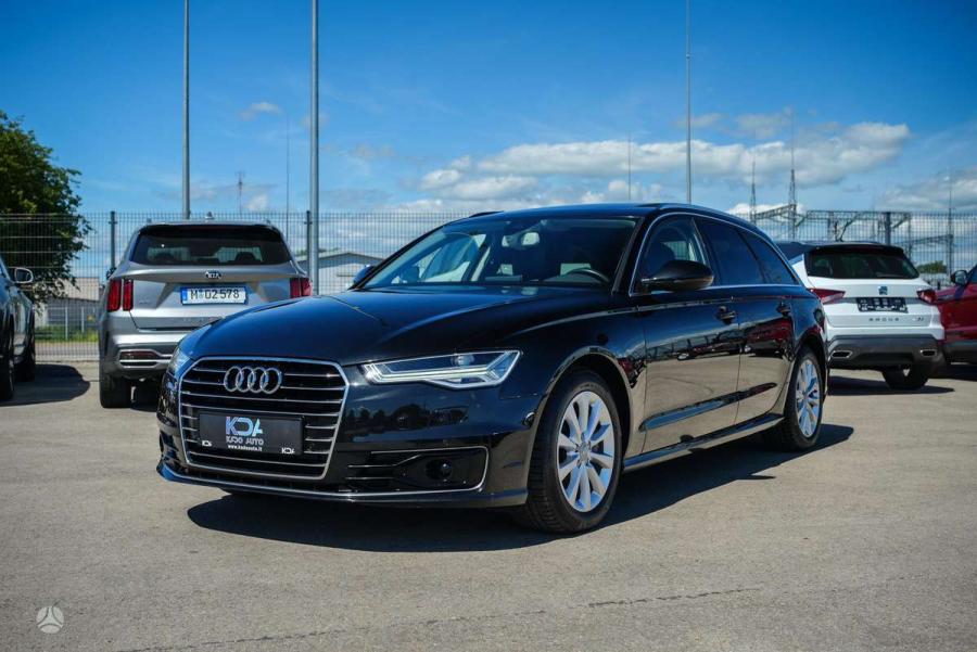 Black Audi A6 2016 in Marijampole, with an engine capacity of 2.97 L and mileage of 255 thousand km for 15250 €, photo 6 on AUTOMOTO.COM.LV