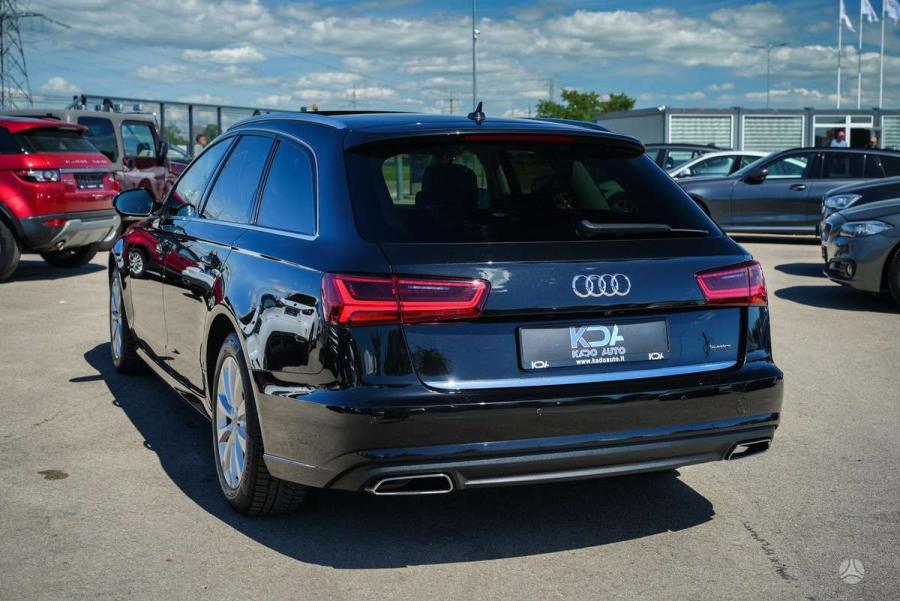 Black Audi A6 2016 in Marijampole, with an engine capacity of 2.97 L and mileage of 255 thousand km for 15250 €, photo 10 on AUTOMOTO.COM.LV