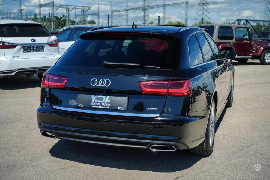 Black Audi A6 2016 in Marijampole, with an engine capacity of 2.97 L and mileage of 255 thousand km for 15250 €, photo 12 on AUTOMOTO.COM.LV
