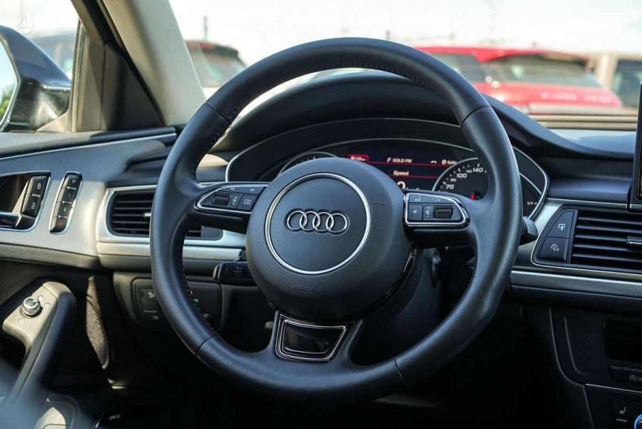 Black Audi A6 2016 in Marijampole, with an engine capacity of 2.97 L and mileage of 255 thousand km for 15250 €, photo 19 on AUTOMOTO.COM.LV