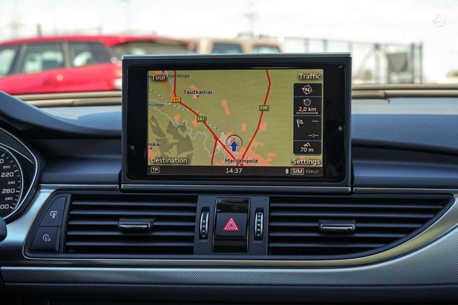 Black Audi A6 2016 in Marijampole, with an engine capacity of 2.97 L and mileage of 255 thousand km for 15250 €, photo 20 on AUTOMOTO.COM.LV