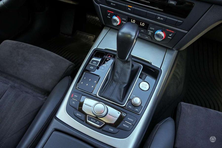 Black Audi A6 2016 in Marijampole, with an engine capacity of 2.97 L and mileage of 255 thousand km for 15250 €, photo 23 on AUTOMOTO.COM.LV