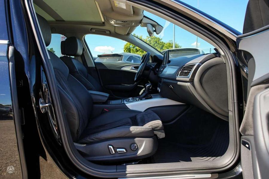 Black Audi A6 2016 in Marijampole, with an engine capacity of 2.97 L and mileage of 255 thousand km for 15250 €, photo 39 on AUTOMOTO.COM.LV