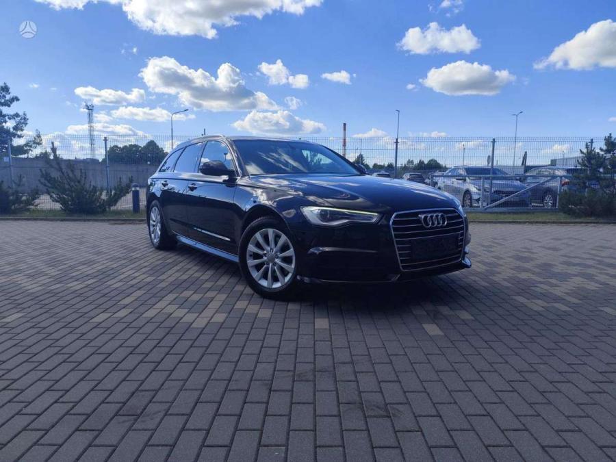 Black Audi A6 2016 in Siauliai, with an engine capacity of 2.00 L and mileage of 336 thousand km for 9750 €, photo 1 on AUTOMOTO.COM.LV