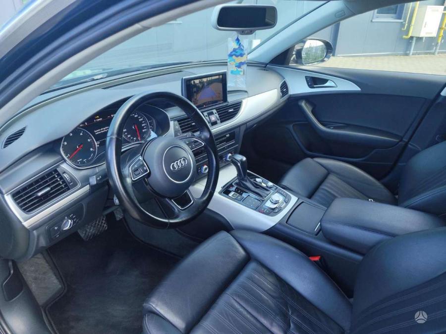Black Audi A6 2016 in Siauliai, with an engine capacity of 2.00 L and mileage of 336 thousand km for 9750 €, photo 13 on AUTOMOTO.COM.LV