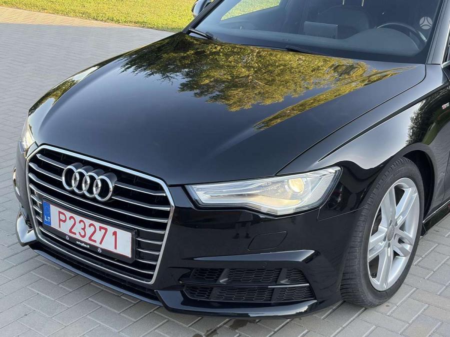 Black Audi A6 2016 in Raseiniai, with an engine capacity of 1.97 L and mileage of 321 thousand km for 12999 €, photo 6 on AUTOMOTO.COM.LV