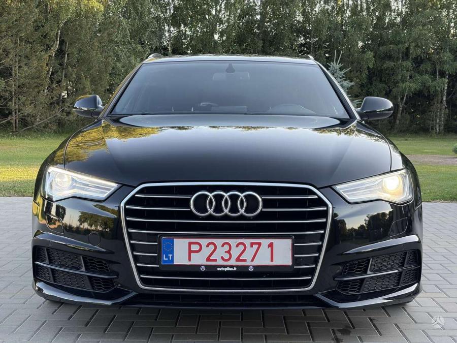 Black Audi A6 2016 in Raseiniai, with an engine capacity of 1.97 L and mileage of 321 thousand km for 12999 €, photo 7 on AUTOMOTO.COM.LV
