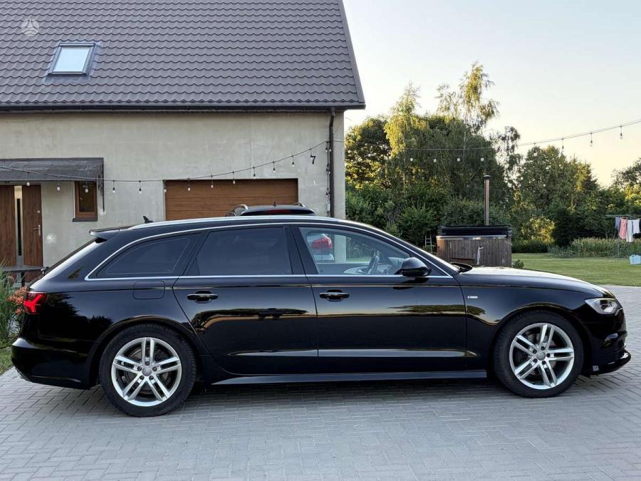 Black Audi A6 2016 in Raseiniai, with an engine capacity of 1.97 L and mileage of 321 thousand km for 12999 €, photo 8 on AUTOMOTO.COM.LV