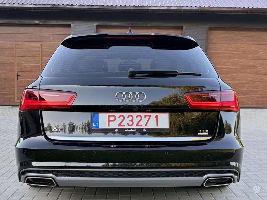 Black Audi A6 2016 in Raseiniai, with an engine capacity of 1.97 L and mileage of 321 thousand km for 12999 €, photo 10 on AUTOMOTO.COM.LV