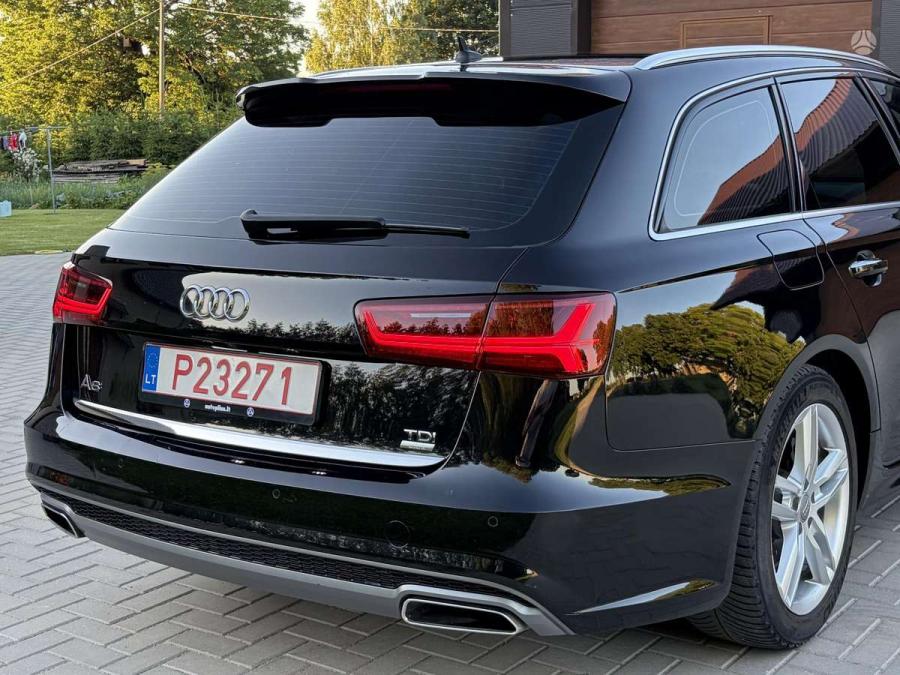 Black Audi A6 2016 in Raseiniai, with an engine capacity of 1.97 L and mileage of 321 thousand km for 12999 €, photo 12 on AUTOMOTO.COM.LV