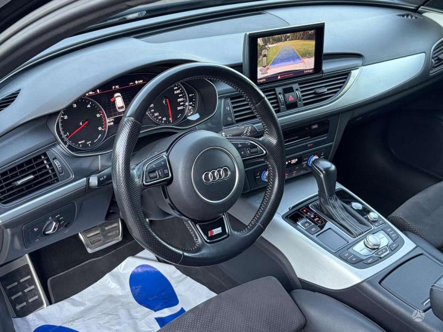 Black Audi A6 2016 in Raseiniai, with an engine capacity of 1.97 L and mileage of 321 thousand km for 12999 €, photo 15 on AUTOMOTO.COM.LV