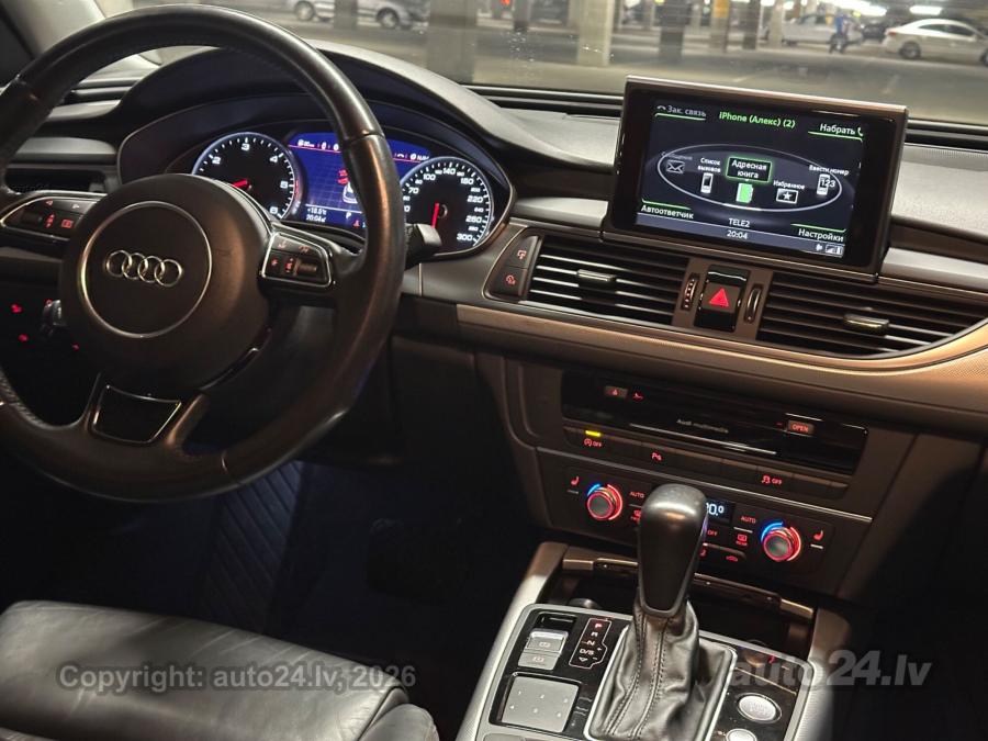 Black Audi A6 2016 in Tallinn, with an engine capacity of 2.00 L and mileage of 298 thousand km for 13500 €, photo 15 on AUTOMOTO.COM.LV