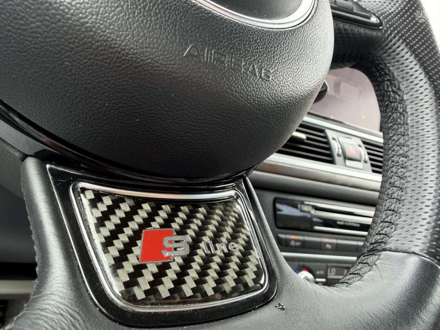 Black Audi A6 2016 in Kaunas, with an engine capacity of 2.97 L and mileage of 300 thousand km for 9350 €, photo 13 on AUTOMOTO.COM.LV