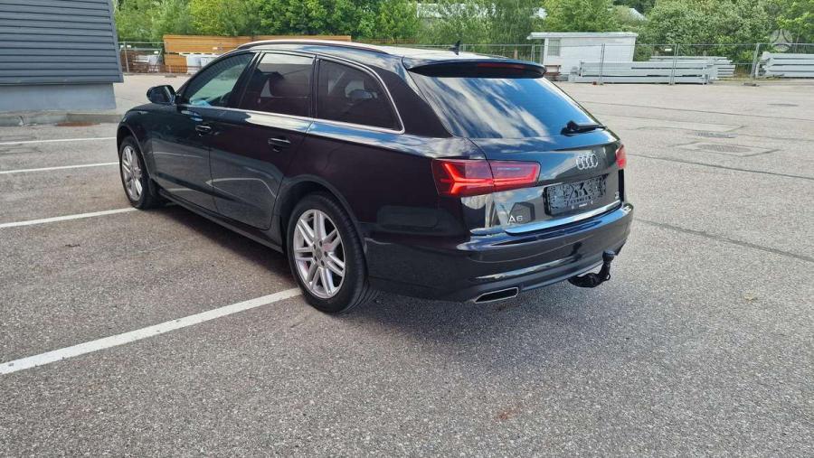 Black Audi A6 2016 in Kaunas, with an engine capacity of 1.97 L and mileage of 298 thousand km for 12450 €, photo 3 on AUTOMOTO.COM.LV