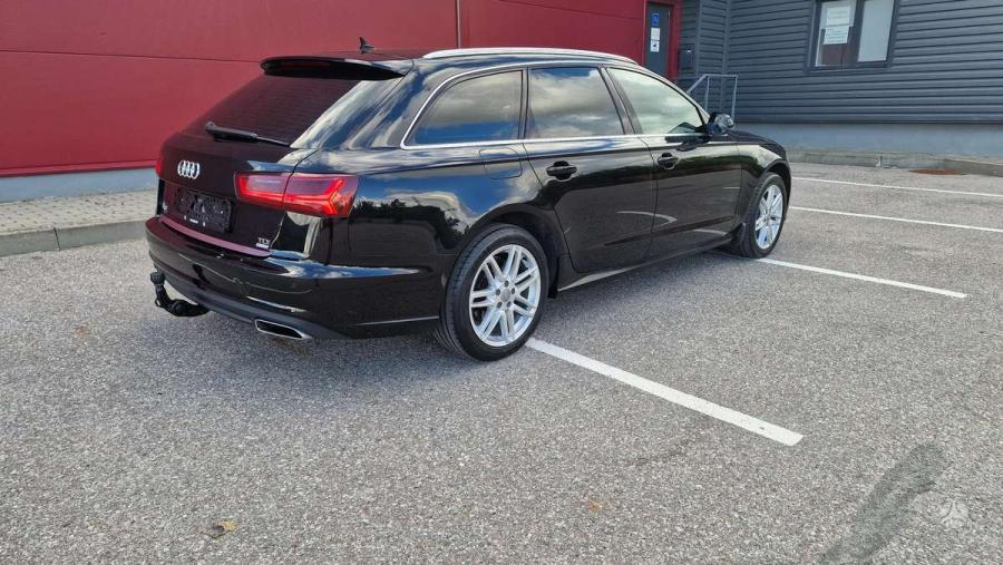 Black Audi A6 2016 in Kaunas, with an engine capacity of 1.97 L and mileage of 298 thousand km for 12450 €, photo 4 on AUTOMOTO.COM.LV