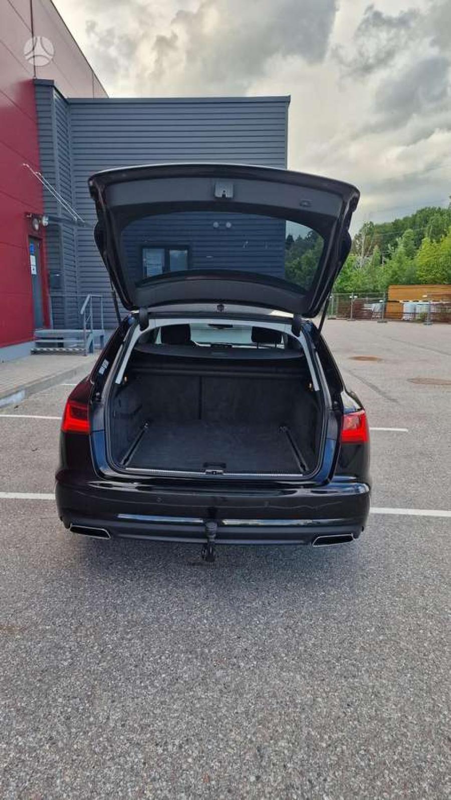 Black Audi A6 2016 in Kaunas, with an engine capacity of 1.97 L and mileage of 298 thousand km for 12450 €, photo 6 on AUTOMOTO.COM.LV